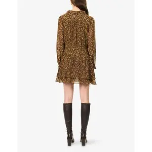 Paige Nantes Floral-print Silk-blend Mini Dress
