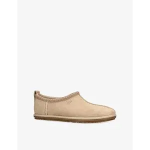 UGG Tasman Deconstructed Suede Slippers - Beige