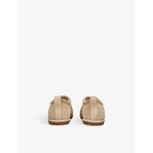 UGG Tasman Deconstructed Suede Slippers - Beige