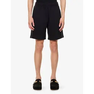 Burberry Check Piping Cotton-jersey Shorts