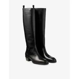 JIMMY CHOO Mave 45 Leather Knee-high Boots
