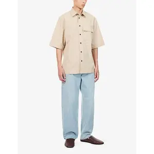 Bottega Veneta Classic Collar Cotton Shirt