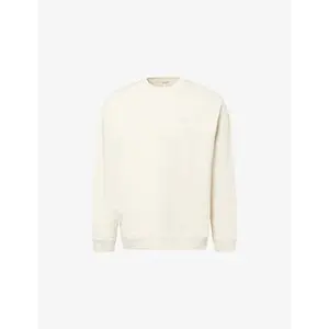 Loewe Anagram-embroidered Cotton Sweatshirt - Beige