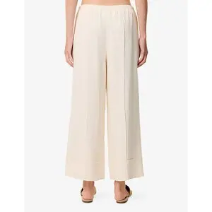Theory Pintuck Crepe Woven Trousers