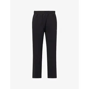 FIFA 1904 Stacked-logo Embroidered Cotton Jogging Bottoms - Black
