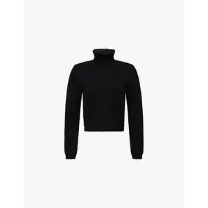 ROHE FRAMES Statement Turtle-neck Wool And Cashmere-blend Jumper - Black