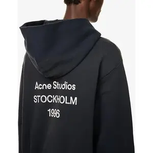 Acne Studios Franziska 1996 Logo Cotton Hoodie