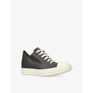Rick Owens Low Top Leather Trainers - Brown/oth