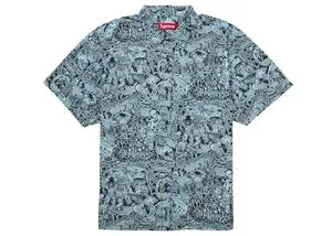 Supreme Wombat Short Sleeve Shirt - Blue