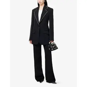 Stella McCartney Embellished Single-breasted Wool Blazer
