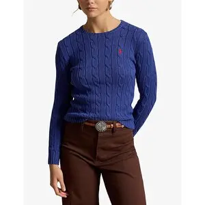 Polo Ralph Lauren Julianna Cable-knitted Cotton Jumper