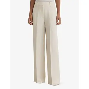 REISS Ottie Wide-leg Woven Trousers
