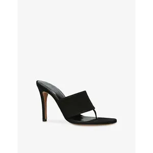 JUDE Suede Heeled Sandals With Stiletto Heel