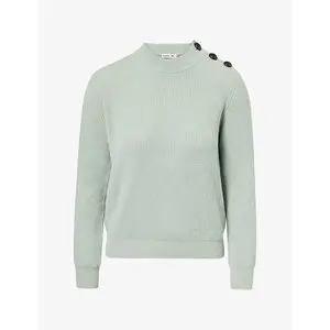 BLAZÉ MILANO Button Detailed Wool And Cashmere Jumper