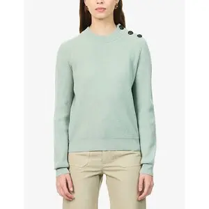 BLAZÉ MILANO Button Detailed Wool And Cashmere Jumper