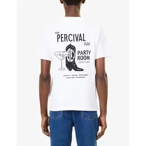 PERCIVAL Karaoke Graphic-print Cotton T-shirt