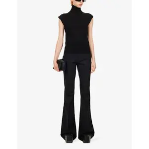 Rick Owens Sleeveless Turtle-neck Cashmere Jumper