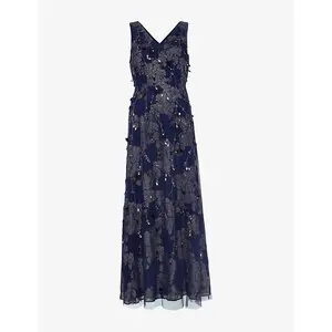 PHASE EIGHT Romita Embellished Floral Maxi Dress