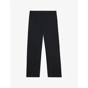REISS Relaxed-fit Stretch-woven Trousers - Navy