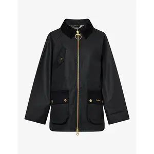 Barbour Treton Waxed-cotton Jacket - Black/ancient