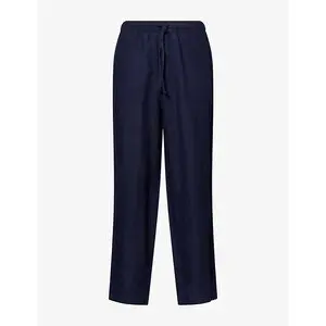 FRAME Straight-leg Linen Trousers