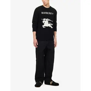 Burberry Knight Wool-cashmere Knitted Jumper