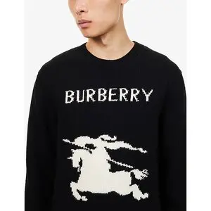 Burberry Knight Wool-cashmere Knitted Jumper