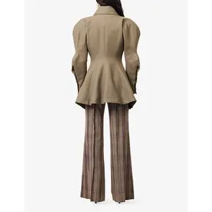 VIVIENNE WESTWOOD Gale Asymmetric Cotton-blend Coat