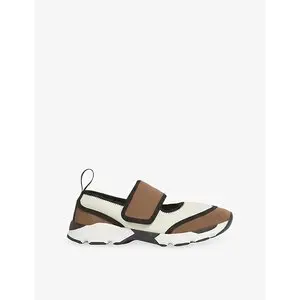 Marni Panelled Woven Trainers With Hook-and-loop Fastening - Zp082