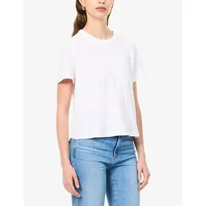 Paige Rhodes Cropped Cotton T-shirt
