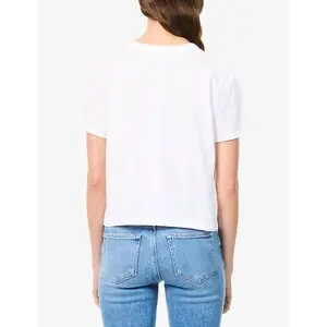 Paige Rhodes Cropped Cotton T-shirt