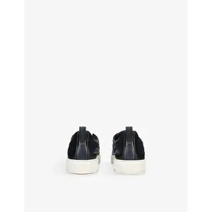 Santoni Victory Unlined Leather Trainers