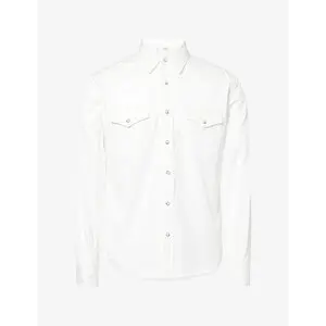 AUSTIN POST Daybreak Dobby Striped Cotton Shirt