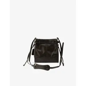 Prada Bonnie Leather Mini Shoulder Bag - Green