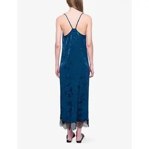 Zadig&Voltaire Respa Jacquard-print Silk Cami Maxi Dress
