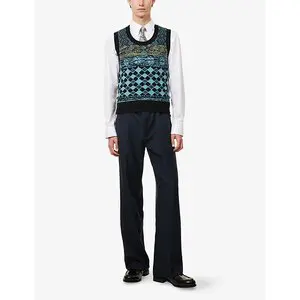 Dries Van Noten Preston Straight-leg Wool Trousers