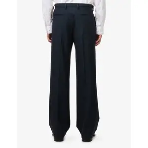 Dries Van Noten Preston Straight-leg Wool Trousers