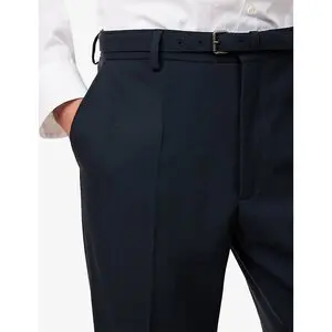 Dries Van Noten Preston Straight-leg Wool Trousers