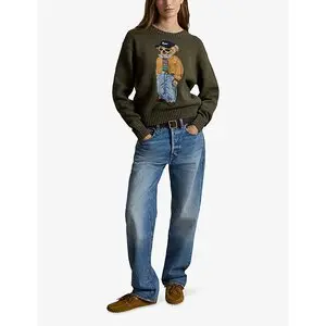 Polo Ralph Lauren Embroidered Bear Cotton Jumper