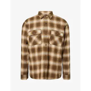 AUSTIN POST Frontier Work Cotton And Linen Blend Shirt
