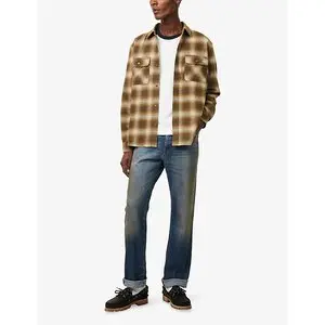 AUSTIN POST Frontier Work Cotton And Linen Blend Shirt