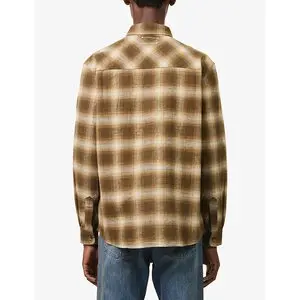 AUSTIN POST Frontier Work Cotton And Linen Blend Shirt