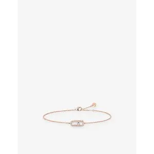 Messika Move Uno Pave Diamond Bracelet - Pink