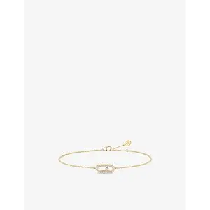 Messika Move Uno Pave Diamond Bracelet - Yellow
