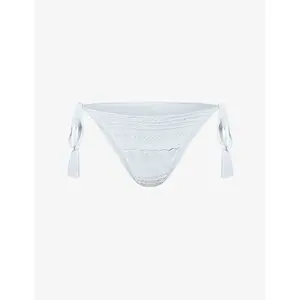 Devon Windsor Knitted Bikini Bottoms - Blue