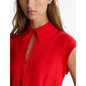 REISS Nike Dri-fit College Half-zip Top - Red