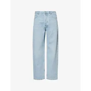 Bottega Veneta Bleached Wide-leg Denim Jeans