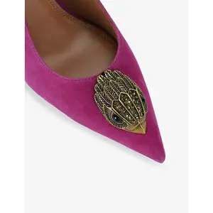 Kurt Geiger Belsize Eagle Suede Slingback Pumps