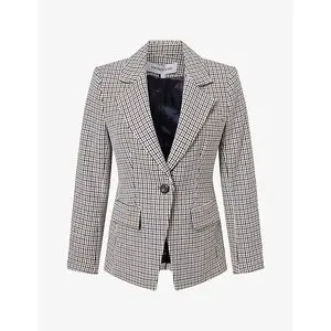 Veronica Beard Healy Checked Stretch-twill Blazer