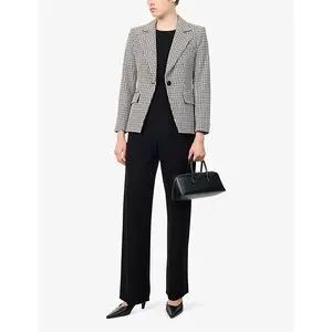 Veronica Beard Healy Checked Stretch-twill Blazer